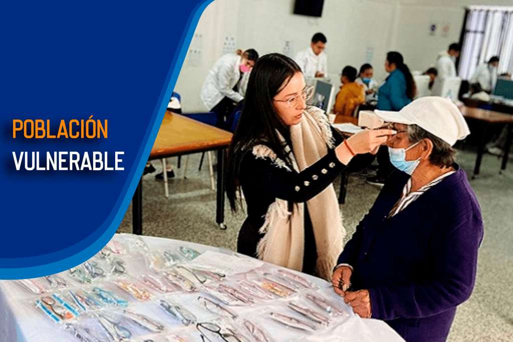 Atención visual para población vulnerable de Cundinamarca